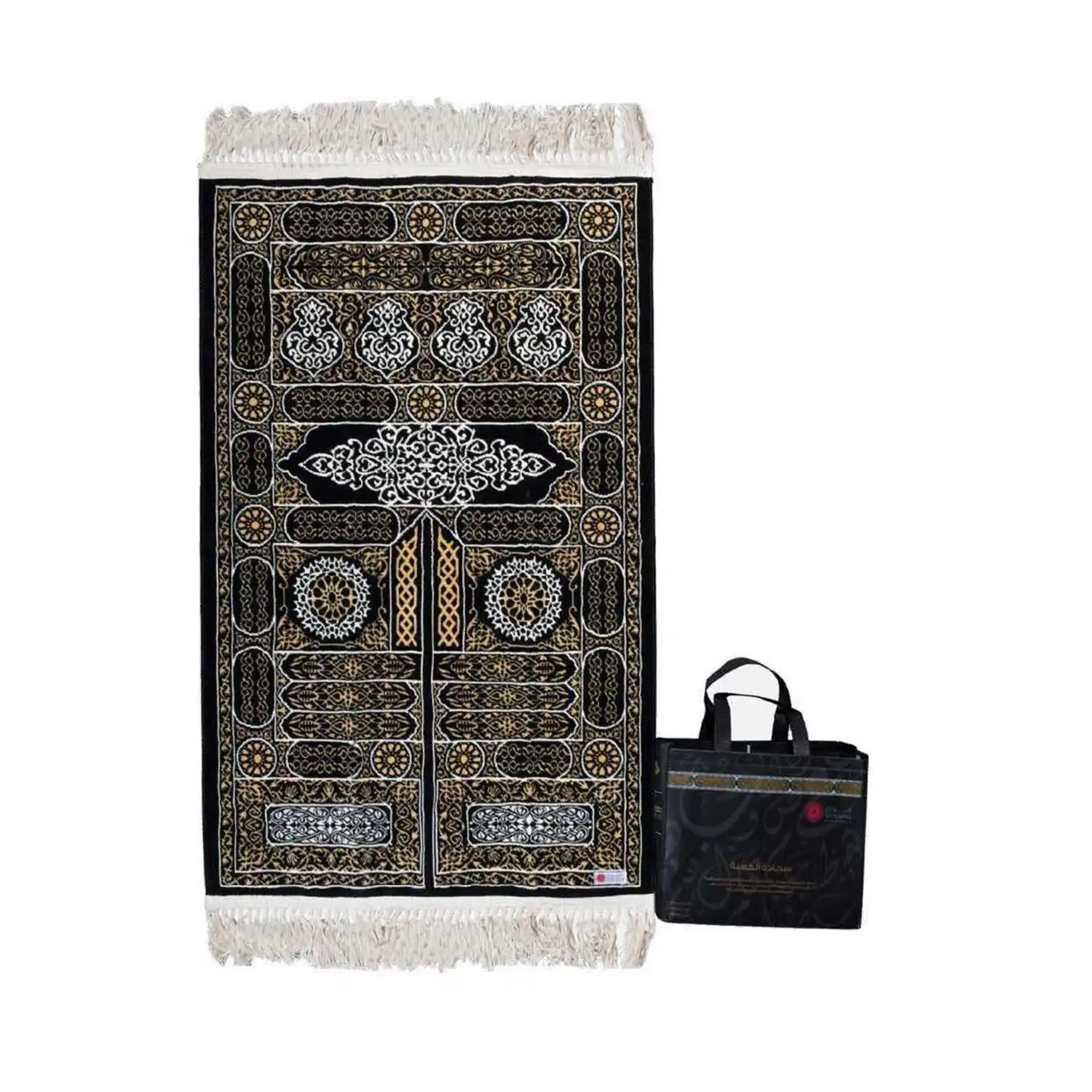 Kaaba Door Inspired Prayer Mat | The Quran Store